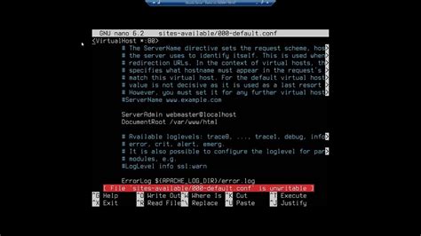 Installing The Apache2 Web Server On Ubuntu Server Youtube