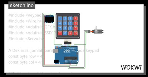 smart door look wokwi esp32 stm32 arduino simulator