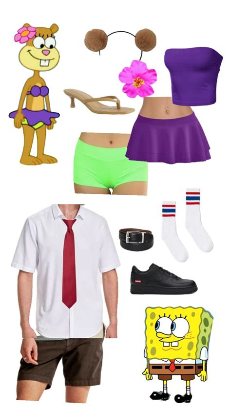 Spongebob And Sandy 🌸 Halloween Halloweencostumes