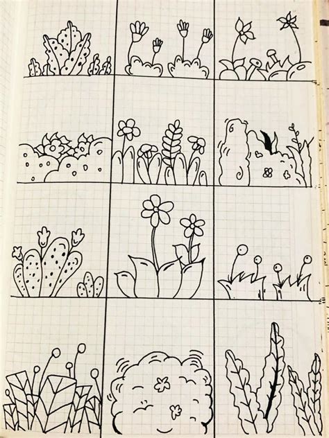 简笔画大全 可爱简单漂亮花草简单 简笔画大全 可爱 简单 漂亮花草 画趣文库（我爱生活）