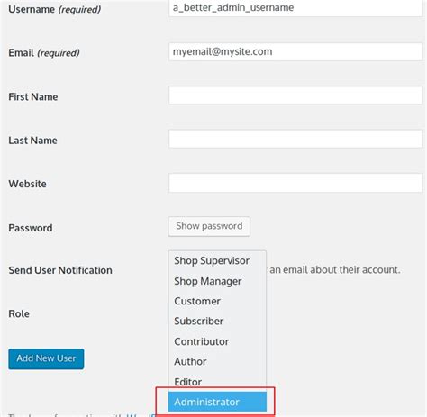 How To Remove The Default Admin Username In Wordpress • Cssigniter