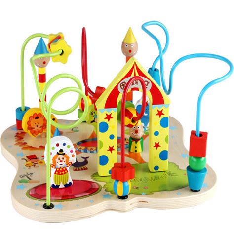 Купить Деревянная игрушка Лабиринт-игра «Цырковое шоу», развивающие ...