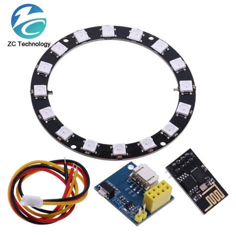 Esp8266 Esp 01 Esp 01s Rgb Led Controller Module For Arduino Ide Ws2812 Ws2812b 16 Bits Light