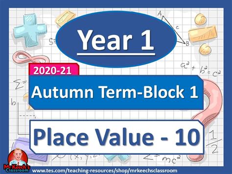 Year 1 Place Value Within 10 Autumn Block 1 White Rose Maths