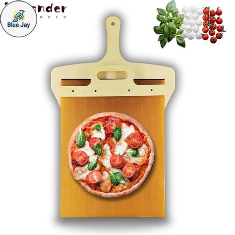 Bj Pizza Spatula Paddle With Handle Non Stick Sliding Pizza Peel