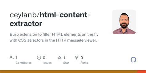 Ceylan Bozoğullarından On Linkedin Github Ceylanbburp Html Parser Burp Extension To Filter