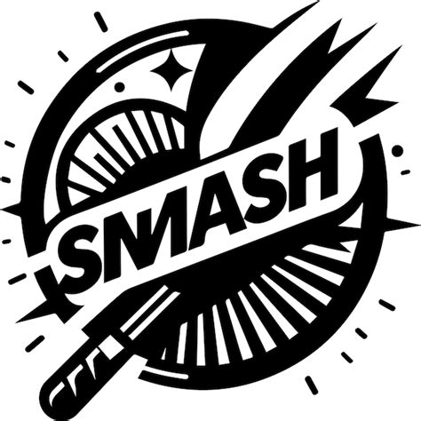 Jump Smash Badminton Vintage Minimalist Racket And Shuttlecock Logo