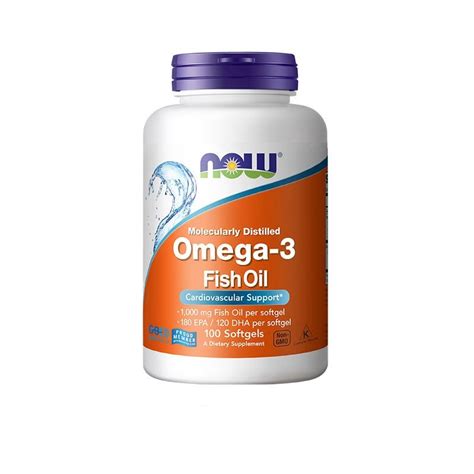 Now Foods Omega 3 1000mg Fish Oil 100 Softgels Lazada