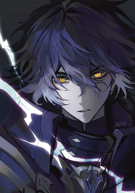 Flins Genshin Impact Drawn By Kntuju Danbooru