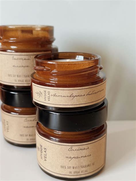 Candles “craft” Свеча в стекле Свеча в банке Соевые свечи