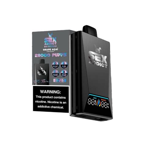 Caixa Sex Addict By Dan Bilzerian S280 28000 Puffs 10 Unidades