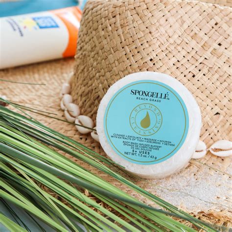 Spongellé Beach Grass Spongette Modern Burlap