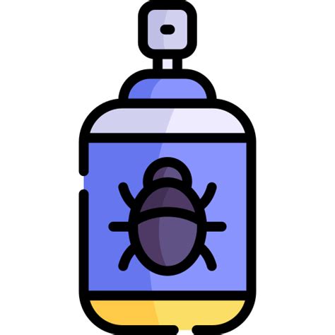Bug Spray Kawaii Lineal Color Icon