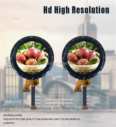 Custom Circular Tft Lcd Screen Spi Rgb 12813212834 Inch Ips
