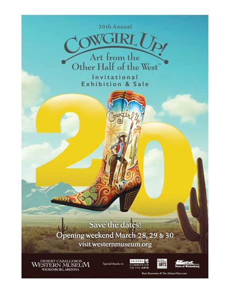 20th Annual Cowgirl Up Is Coming Dcwm Cowgirl Up Exhibit