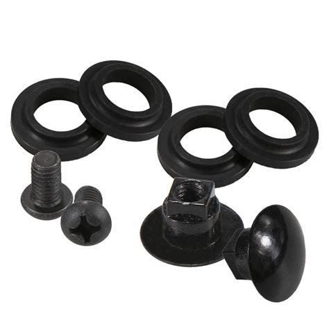 Rlb Hilon 2pcs Rear Window Latch Bolt Nut Screw Compatible