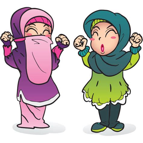 160 Clip Art Of Cute Arab Girls Stock Illustrations Royalty Free