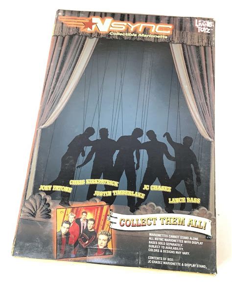 Lot 5 Nip Living Toys Nsync Marionette Dolls