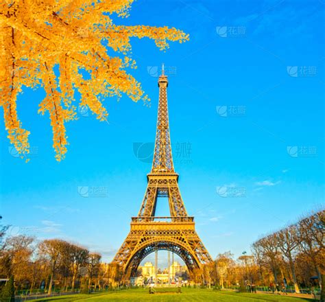 法国 埃菲尔铁塔 巴黎 国际著名景点 城市生活 浪漫 云 著名景点 投卡德侯区 夏天