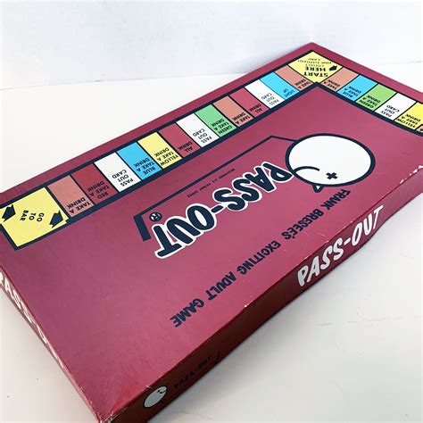 Vintage Drinking Pass Out Board Game Party 100 Complete 1988 1980s