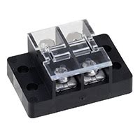 Terminal Block Dual Row 4Pole 300V 20A 10 18AWG Panel Mount Budget Marine