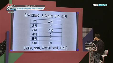 이슈 유머 한국인들이 사랑하는 야식 순위 1~6위 