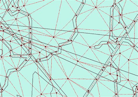 Network Representation Of A Subregion Of The Study Area Homogeneous