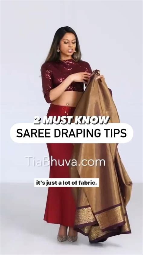 2 Must Know Saree Draping Tips Artofit