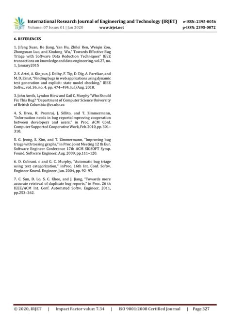 Irjet Data Reduction In Bug Triage Using Supervised Machine Learning Pdf