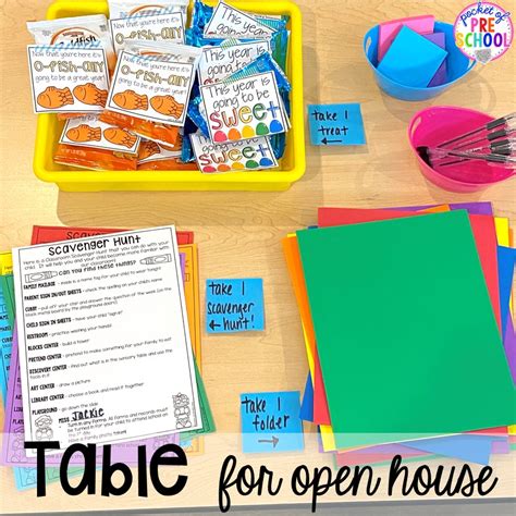 Open House Ideas And Freebies For Preschool Pre K And Kindergarten
