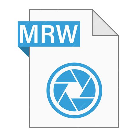 Premium Vector Modern Flat Design Of Mrw File Icon For Web