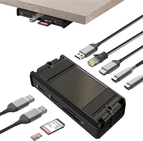 Amazon Com HumanCentric USB C Laptop Docking Station For Single HDMI Display Ethernet 3 USB A