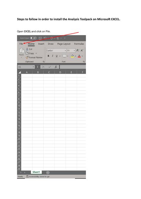 Steps To Follow To Install And Use Analysis Toolpack On Excel Steps