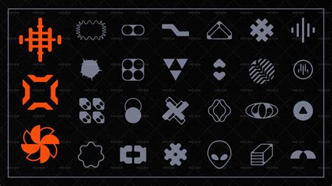 23 Sci Fi Vector Shapes Graphics Motion Array