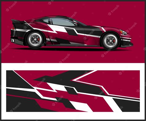 Premium Vector Racing Car Wrap Design Sports Car Wrap Design