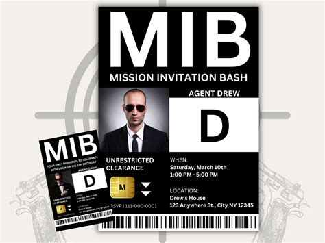 Men In Black Badge Printable Free Printable Templates
