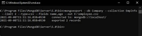 Export Mongodb To Csv