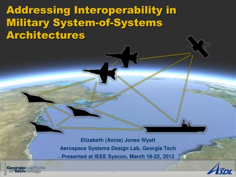 PDF Addressing Interoperability In Military Systems Of Systems