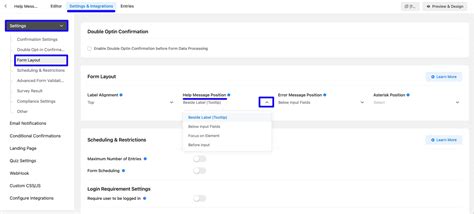 Help Message Customization In Fluent Forms Fluent Forms