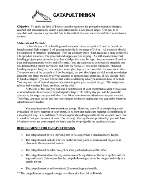 Pt Catapult Project Amchs