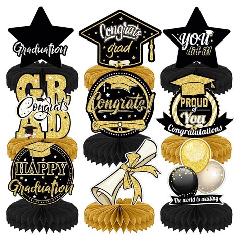 Desktop Ornament Desktop Dress Up 9pcs Prom Night Honeycomb