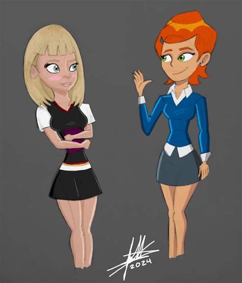 Request Gwen Meets Gwen By Joancarrington14 On Deviantart