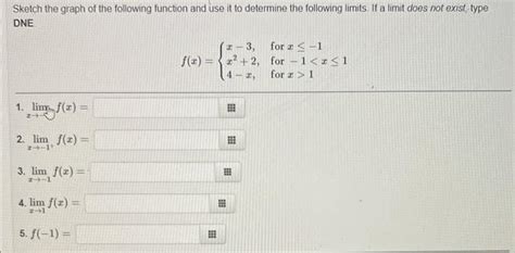 Solved Sketch The Graph Of The Following Function And Use It Chegg