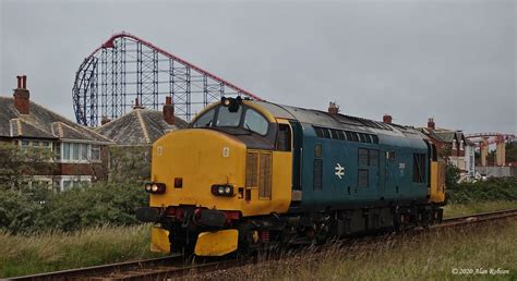 Blackpool Tram Blog Colas Rail Class 37 On Second Day At Blackpool South