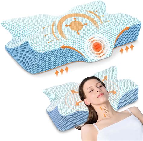Anvo Cervical Neck Pillow For Neck And Shoulder Pain