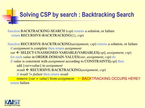 Ppt Constraint Satisfaction Problems Powerpoint Presentation Free Download Id584040