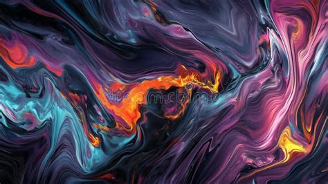 abstract digital art generated by ai algorithmic patterns gener stock illustration
