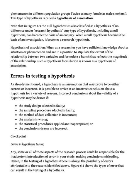 Hypothesis Notes Pdf
