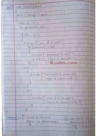 Core Java Notes Pdf