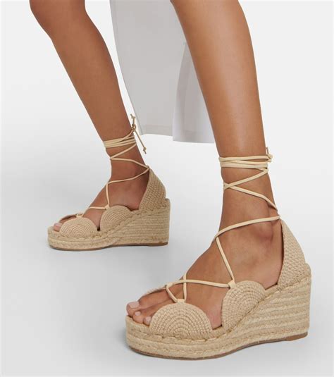 Loewe Paulas Ibiza Solar Wedge Espadrilles Loewe